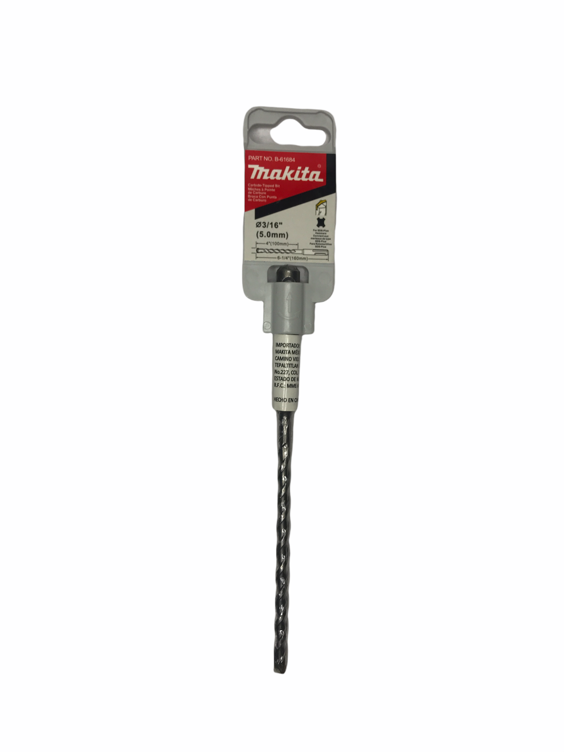 BROCA SDS PLUS 3 16 X 6 1 4 CENTERING TIP Barata Del Valle BROCA SDS PLUS 3 16 X 6 1 4 CENTERING TIP Barata Del Valle