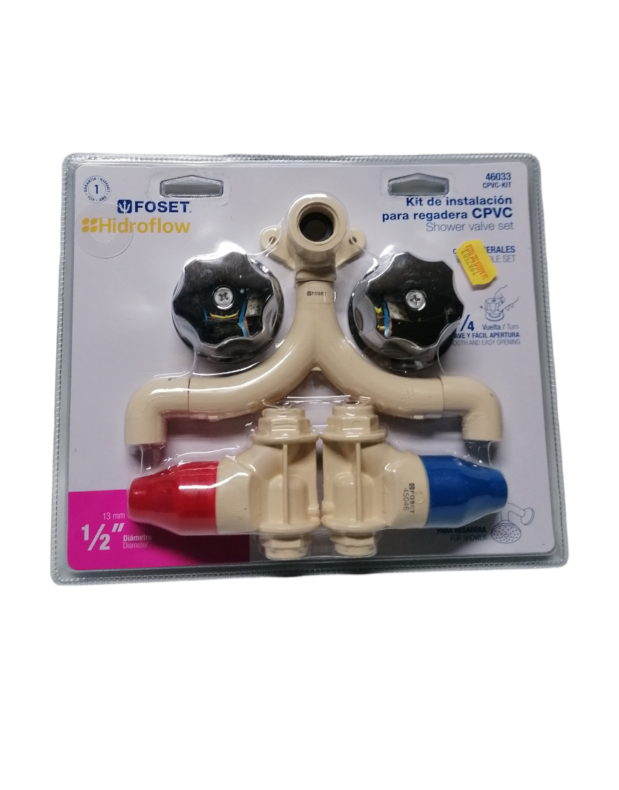 KIT DE INSTALACION PARA REGADERA DE CPVC – Barata del Valle