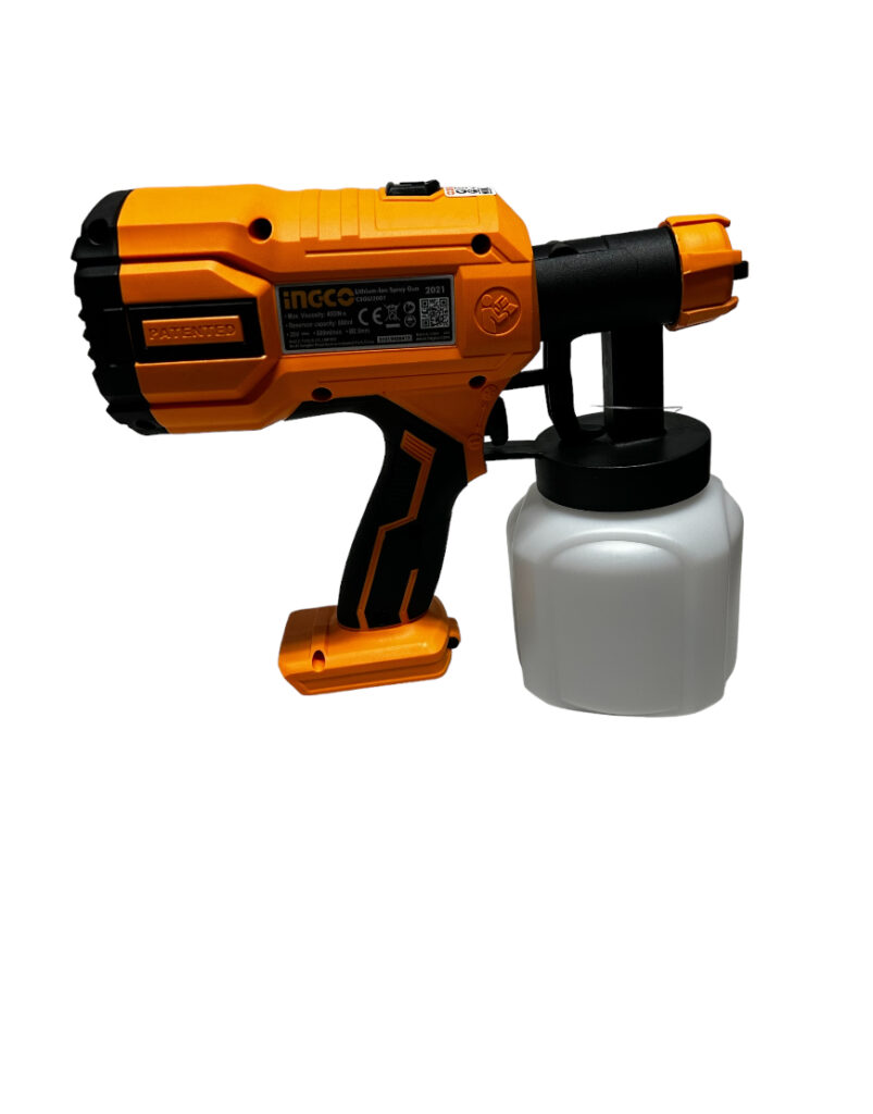 PISTOLA PARA PINTAR INALÁMBRICA 20V 600MIL/ MIN 800ML SIN BATERIA Y SIN ...