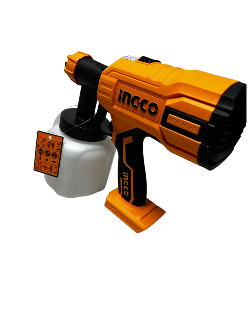 PISTOLA PARA PINTAR INALÁMBRICA 20V 600MIL/ MIN 800ML SIN BATERIA Y SIN ...