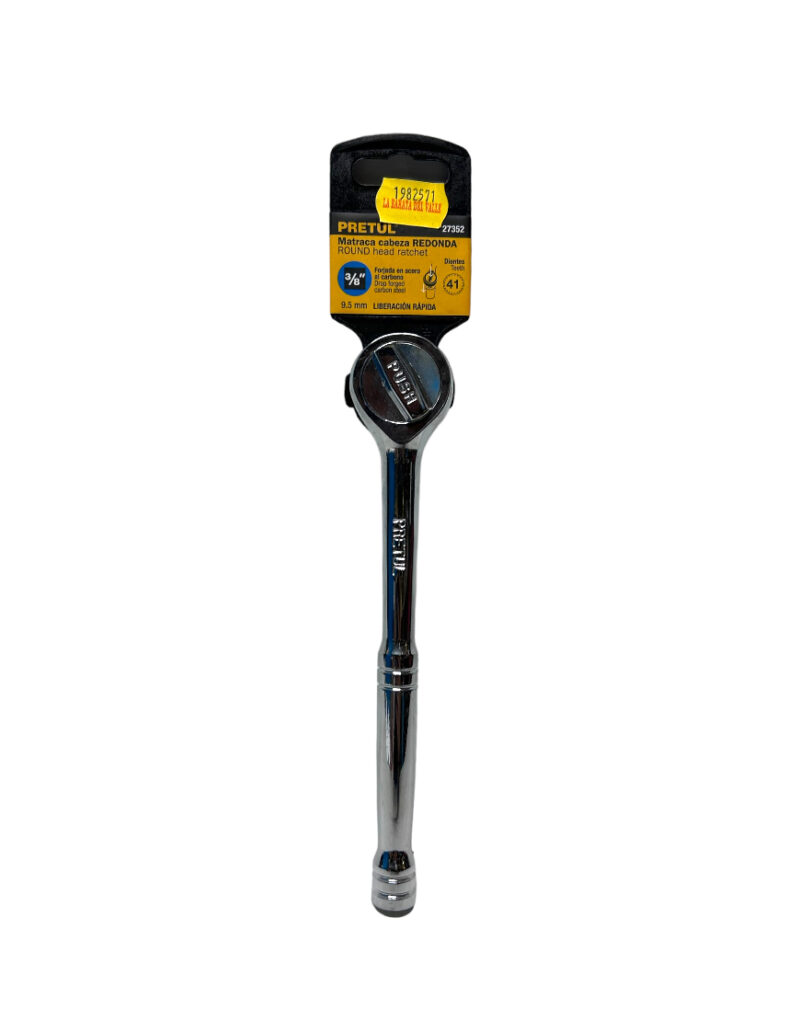 MATRACA CABEZA REDONDA 3/8″ LIBERACION RAPIDA – Barata del Valle